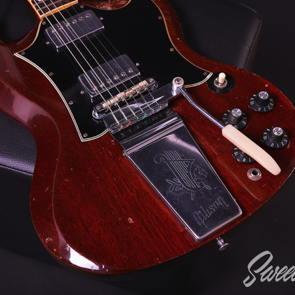1968 Gibson Sg Standard Maestro Tremolo Tailpiece Sweetspot Guitars English