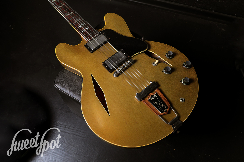 1966 Gibson Trini Lopez Standard ES-335 Gold - Sweetspot Guitars | English